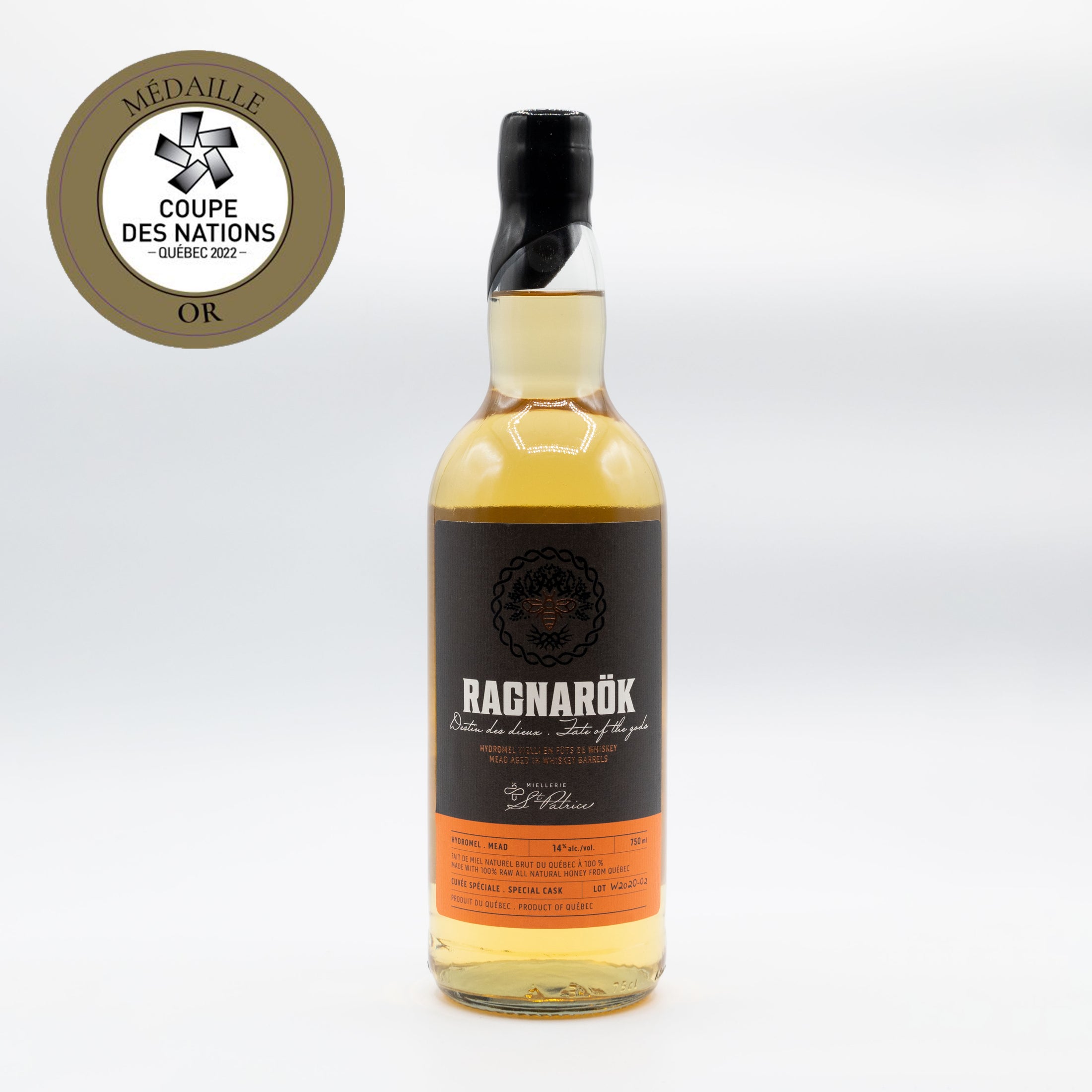 Ragnarök. Whiskey Aged Mead - 750ml – Miellerie St Patrice